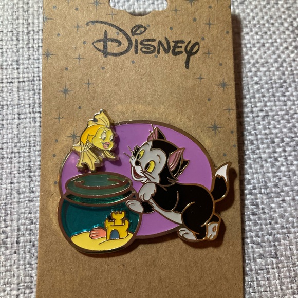Disney | Accessories | Disney Pinocchio Figaro Cleo Layered Enamel Pin ...